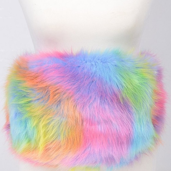 Bags | Oversize Multi Color Fanny Bag | Poshmark